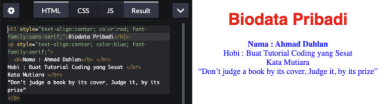 Membuat Laman Statis Website Sederhana dengan HTML dan CSS - Matamu