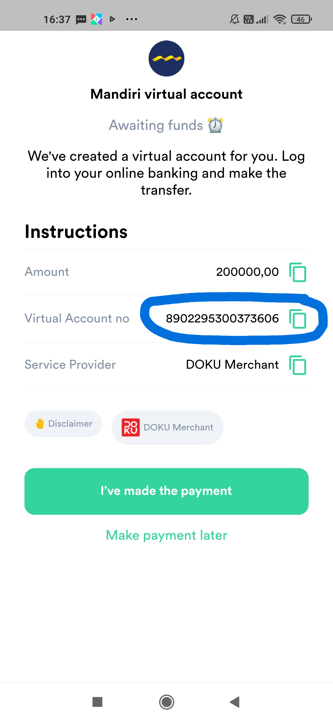 Cara Deposit Dana di Gotrade Via Bank Mandiri - Matamu