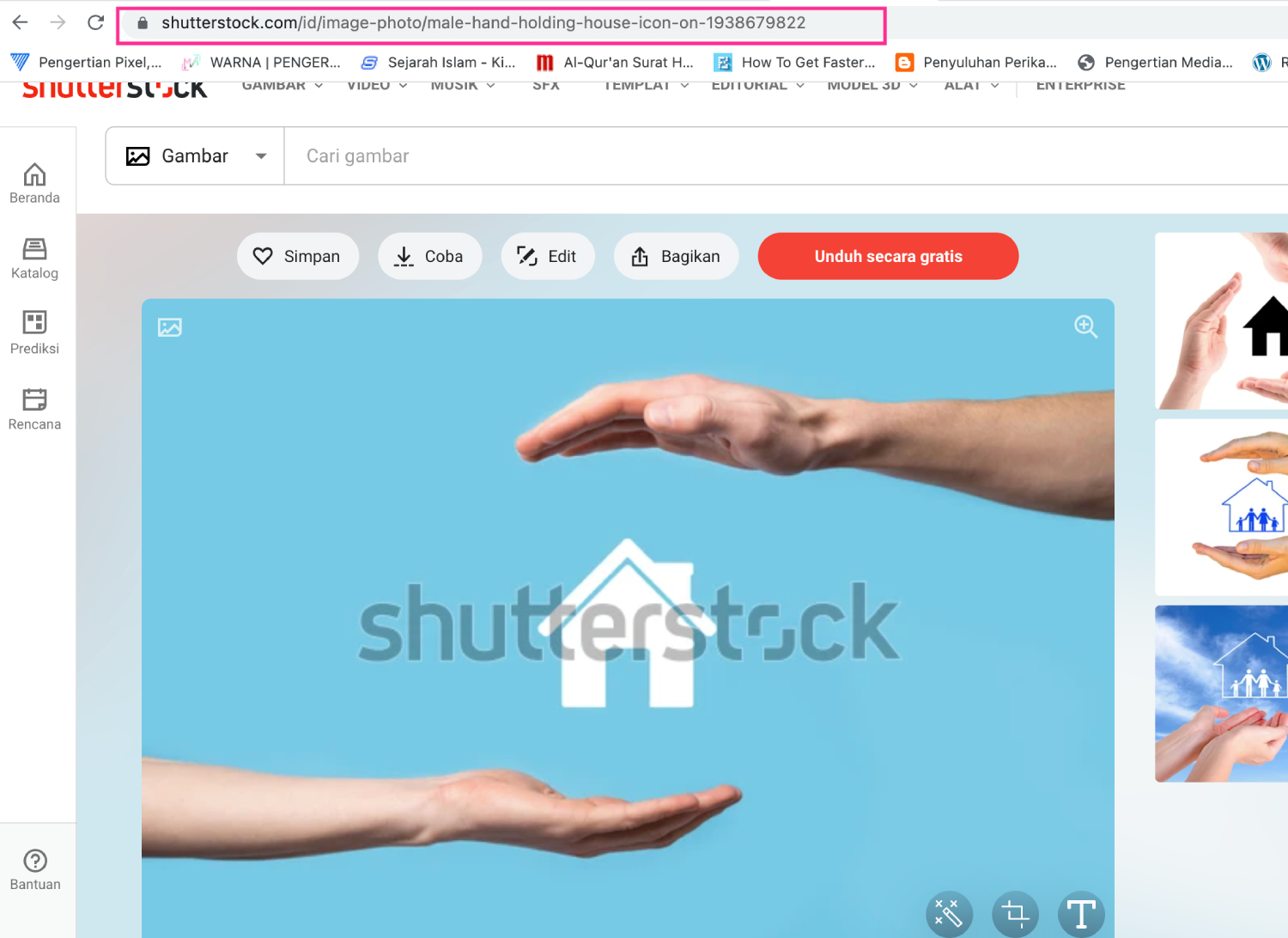 Cara Download Foto dan Icon di Shutterstock Tanpa Watermark Gratis - Matamu