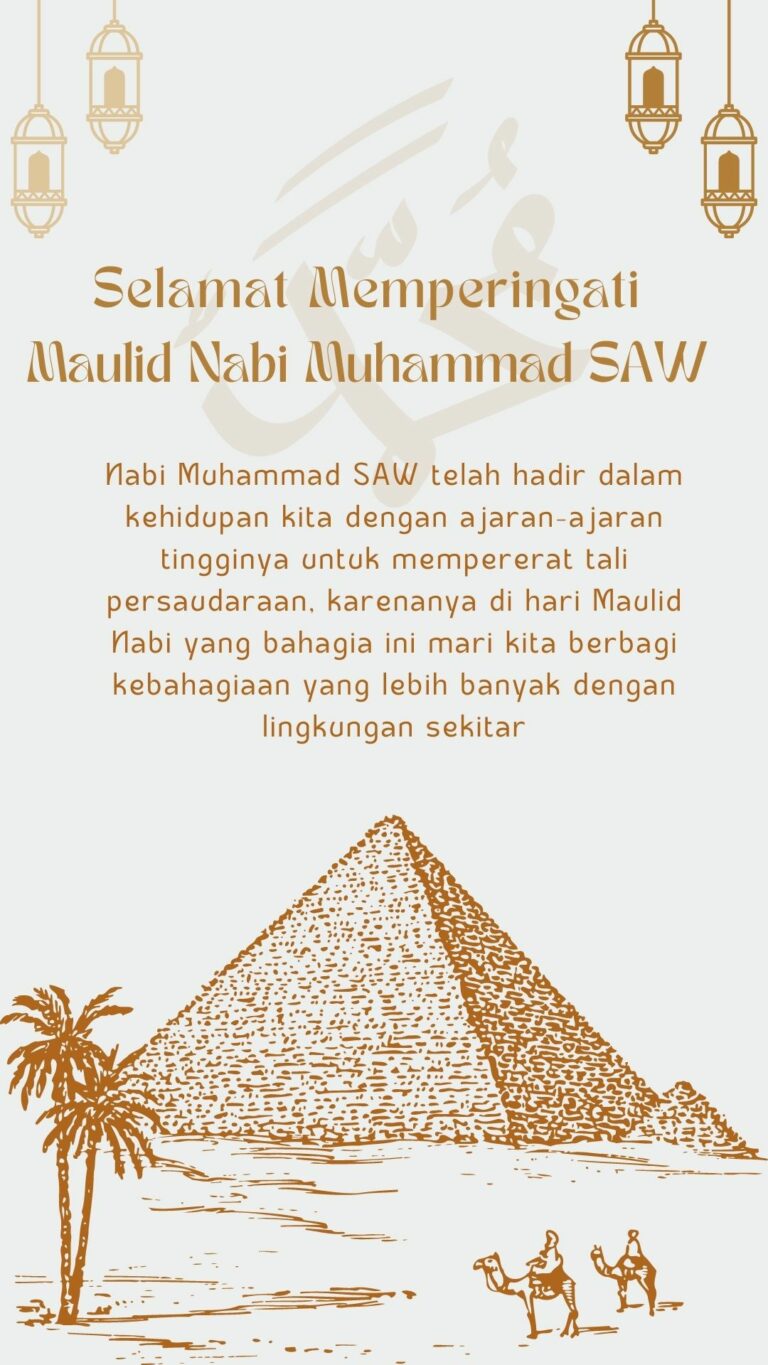 Ucapan Maulid Nabi Muhammad Saw 12 Rabiul Awal 1444 H Matamu